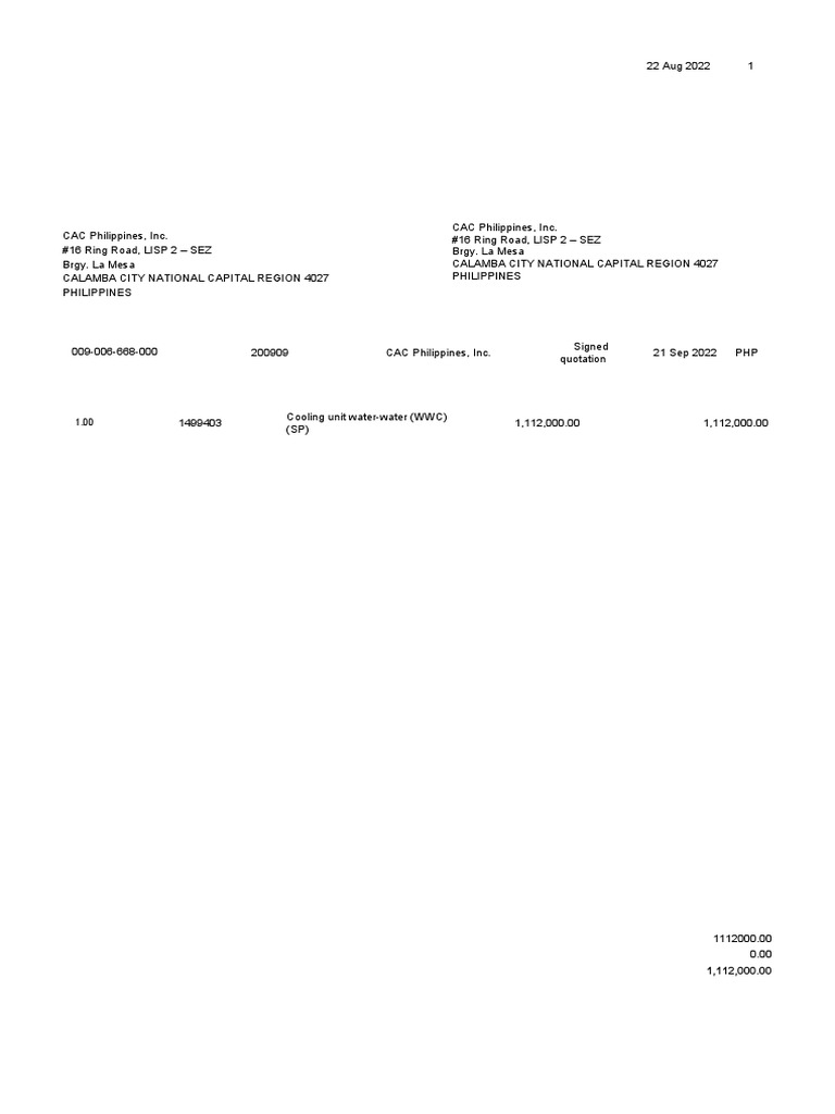 Invoice SI-385 | PDF