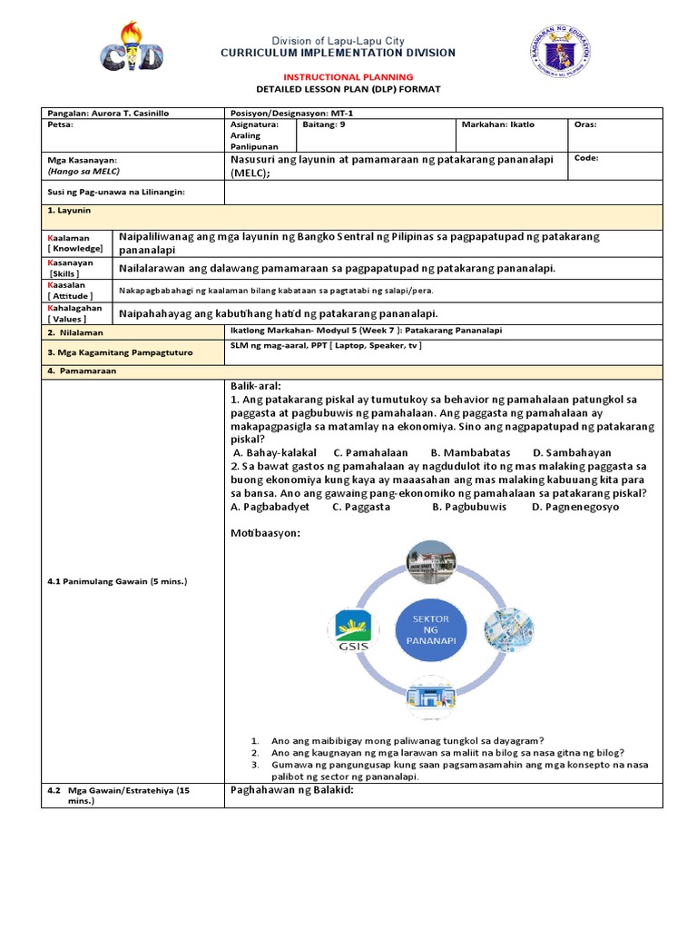 3Q DLP AP9 Module 5 - A. Casinillo | PDF