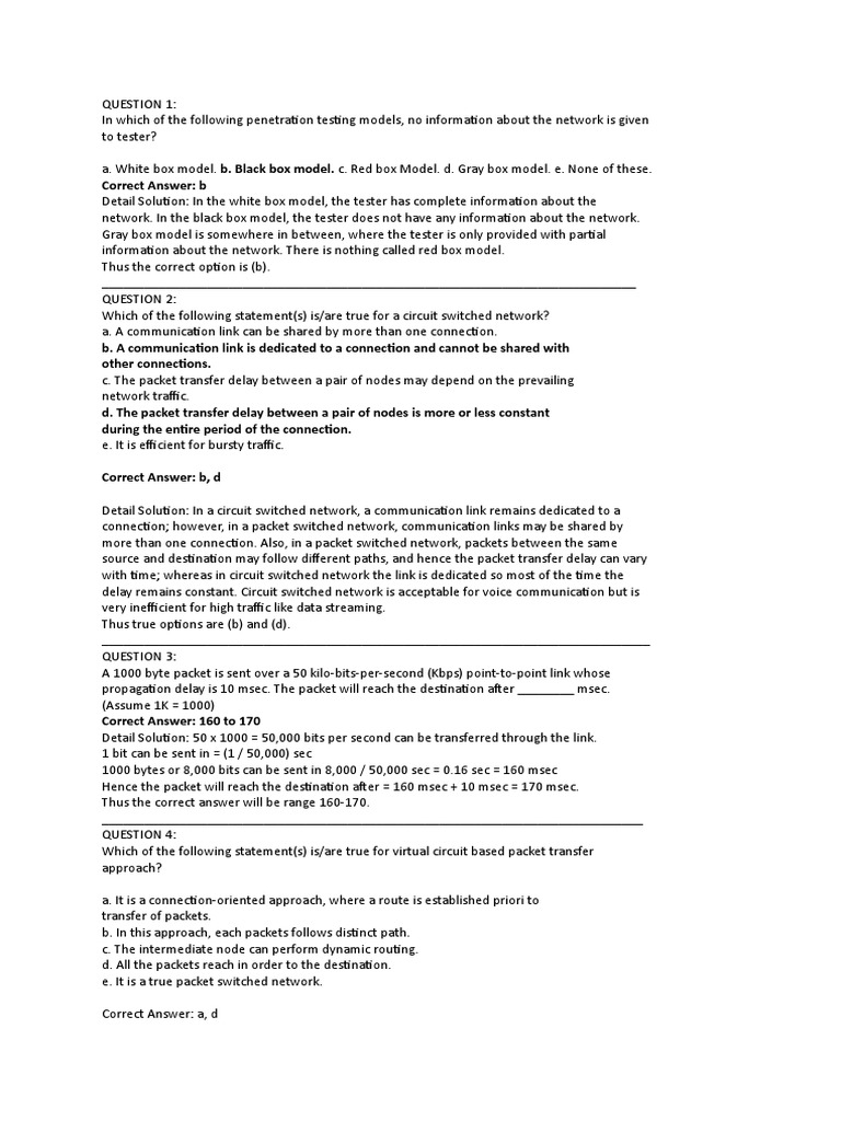Ethical Hacking Pdf Internet Protocol Suite Computer Network 8009