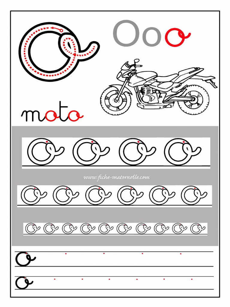 Ecriture Lettre o Cursive | PDF