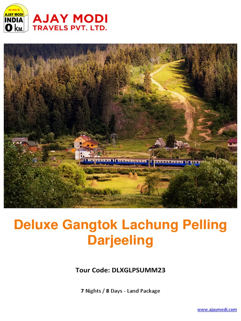 Deluxe Gangtok Lachung Pelling Darjeeling | PDF