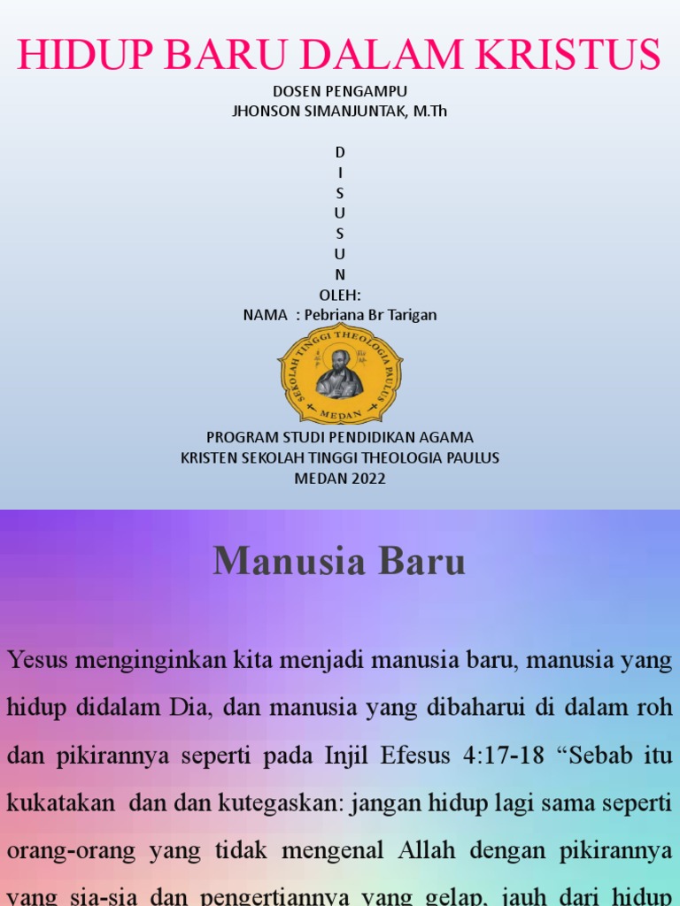 Hidup Baru Dalam Kristus | PDF