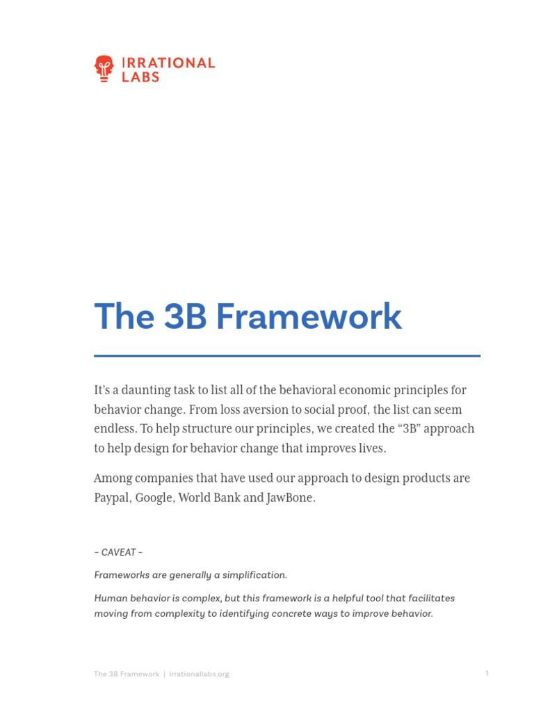 The 3B Framework | PDF | Bias | Psychology