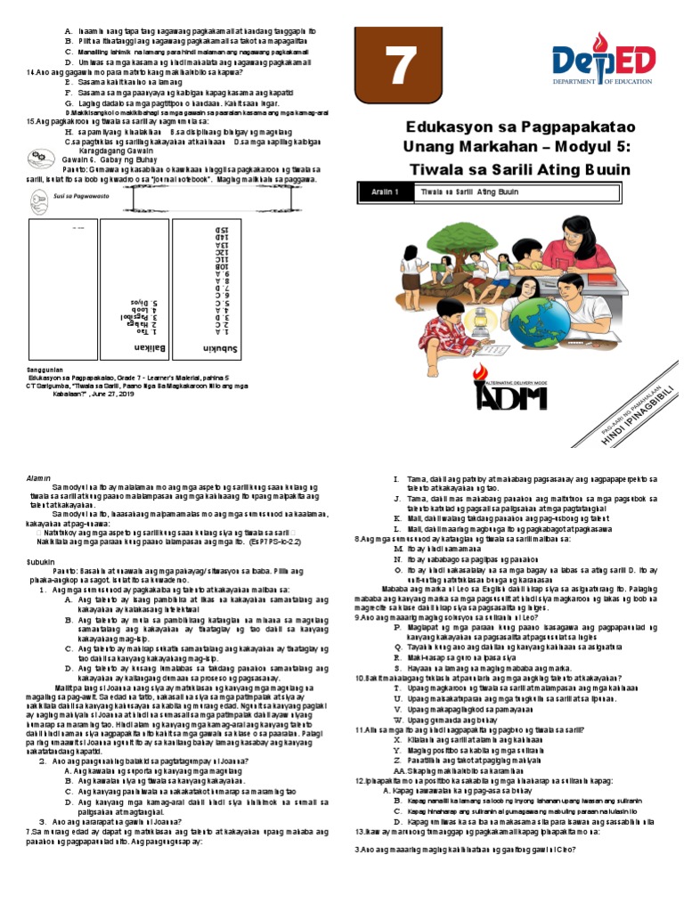 W5 Esp BOOKLET | PDF