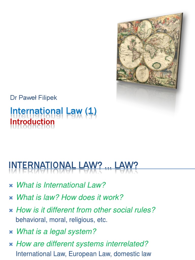 International Law All Lectures | PDF | Treaty | Diplomatic Rank