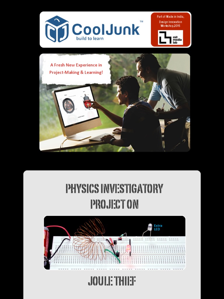 Physics Investigatory Project On Joule Thief | PDF | Bipolar Junction ...