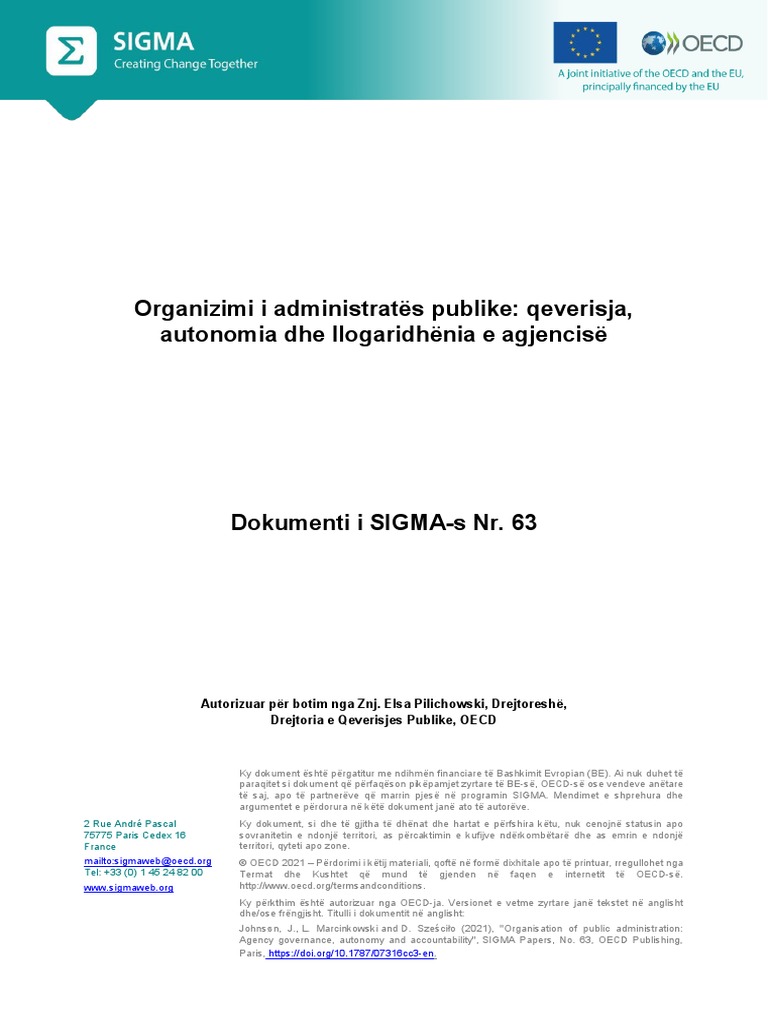 SIGMA-Paper-No-63-2021-Albanian | PDF