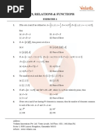 CH 1 Relations and Functions Multiple Choice Questions (With Answers ...