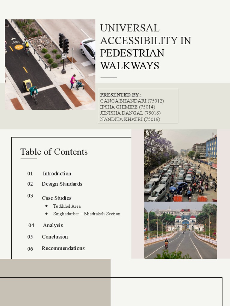 Research Presentation On Universal Accessibility | PDF | Accessibility ...