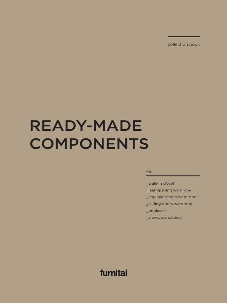 Ready Made Components Furnital Collection 2022 | PDF | Door | Cabinetry
