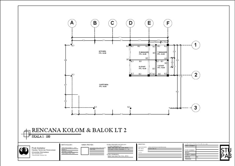 Kolom Balok LT 2 | PDF