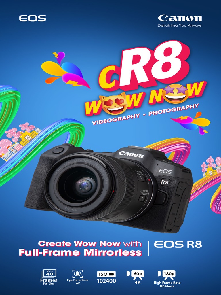 Canon+EOS+R8+Brochure | PDF | Autofocus | Canon Eos