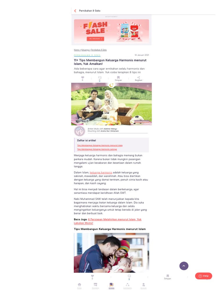 11+ Tips Membangun Keluarga Harmonis Menurut Islam, Yuk Amalkan! - Orami | PDF