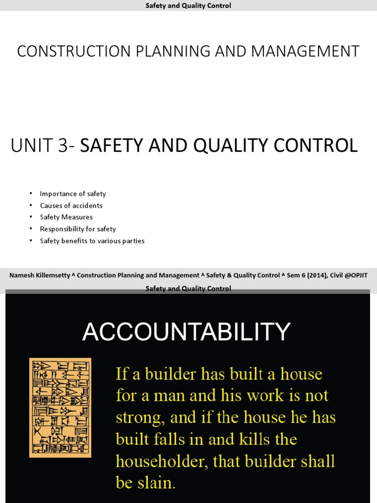 Unit 3 CPM | PDF | Safety | Occupational Safety And Health Administration