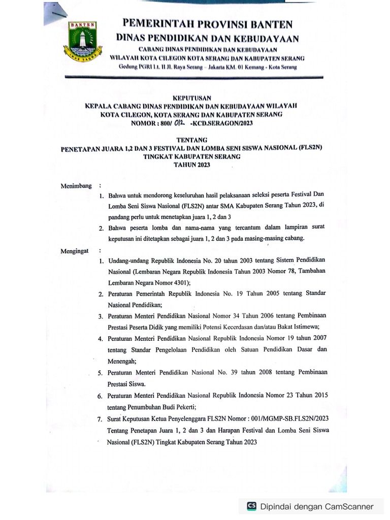 SK Juara FLS2N KCD Seragor | PDF