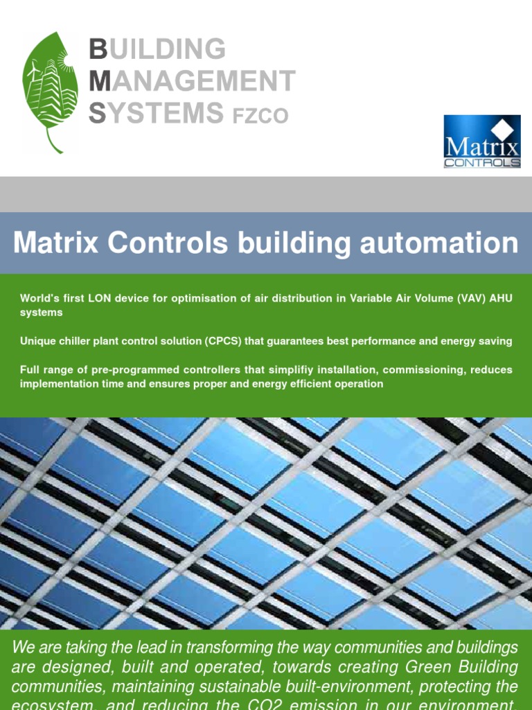 BMS Matrix Controls | PDF | Building Automation | Hvac