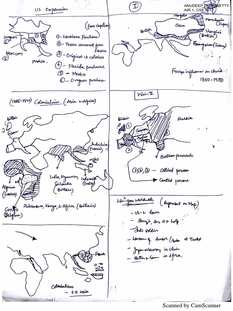 World History - Maps | PDF