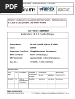 Method Statement-Irrigation | PDF | Drainage | Valve