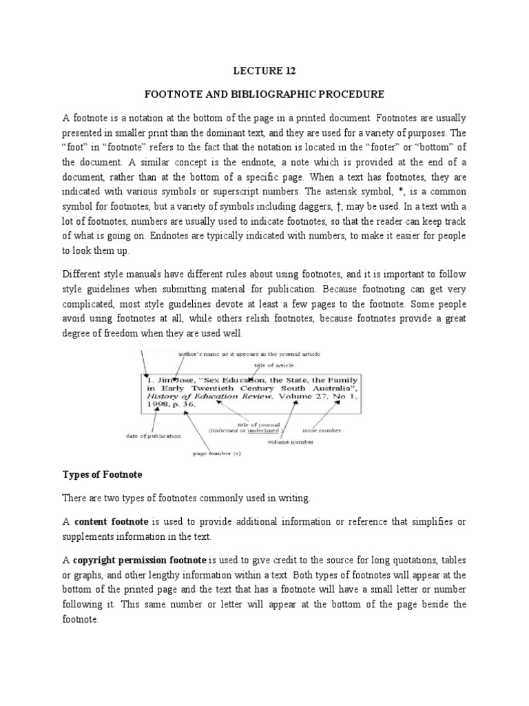 Lec 12 | PDF | Note (Typography) | Citation