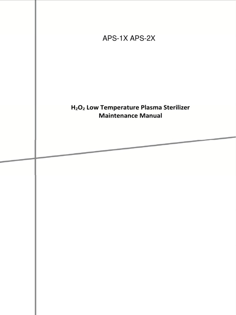 H2O2 Plasma Sterilizer Maintenance Manual | PDF | Electric Motor ...