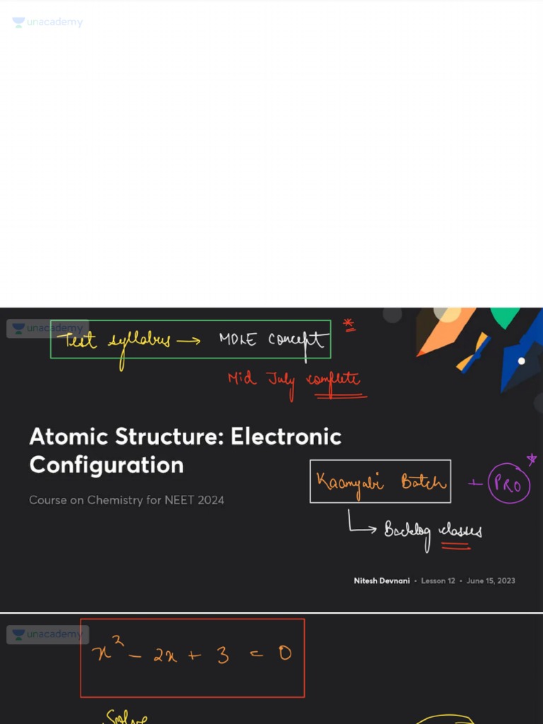 Atomic Structure Electronic Configuration Pdf