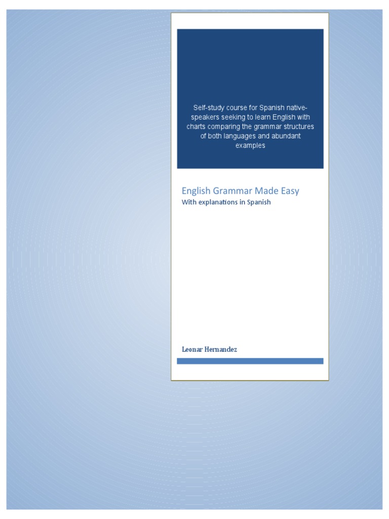 English Grammar Made Easy | PDF | Verbo | Asunto (gramática)