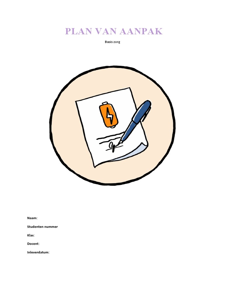 Voorbeeld goed plan van aanpak, Basis zorg[2305843009226545422] | PDF