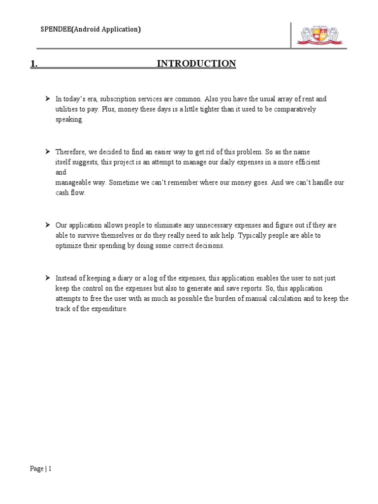 SPENDEE - REPORT Final 2023 | PDF | Feasibility Study | Java (Programming Language)