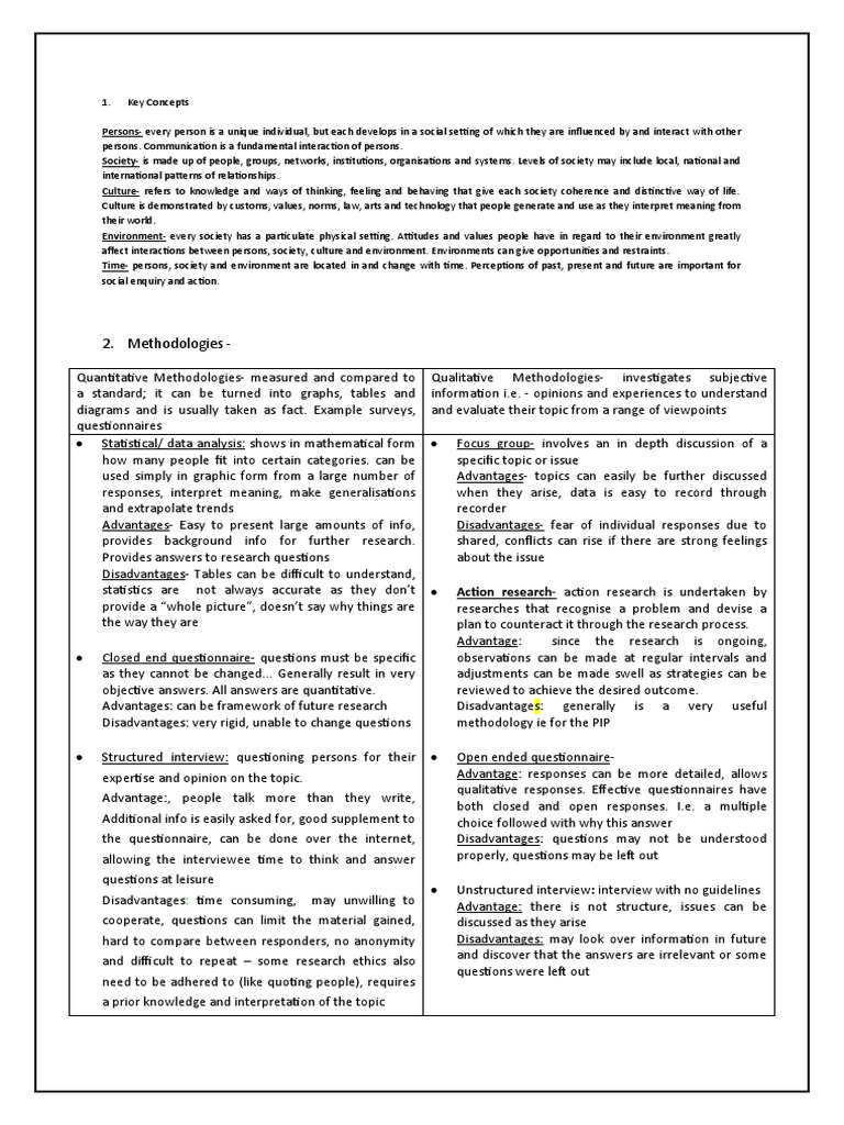 Society Culture Notes - Social Continuity and Change | PDF ...