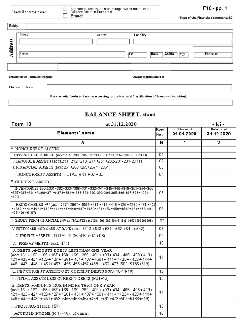 2020 Financial Statement Overview | PDF | Expense | Income