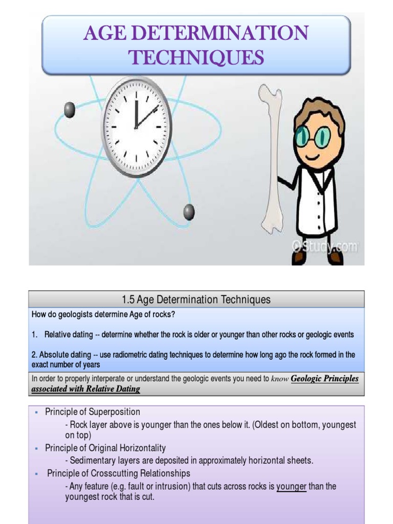 Age Determination Techniques | Download Free PDF | Radiocarbon Dating ...