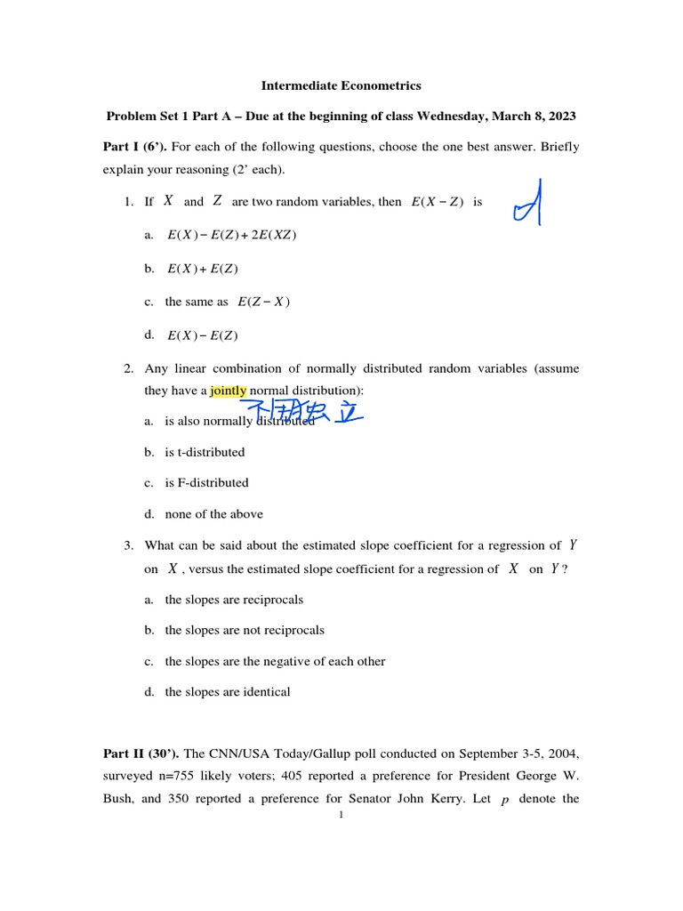 Homework1 Part A | PDF