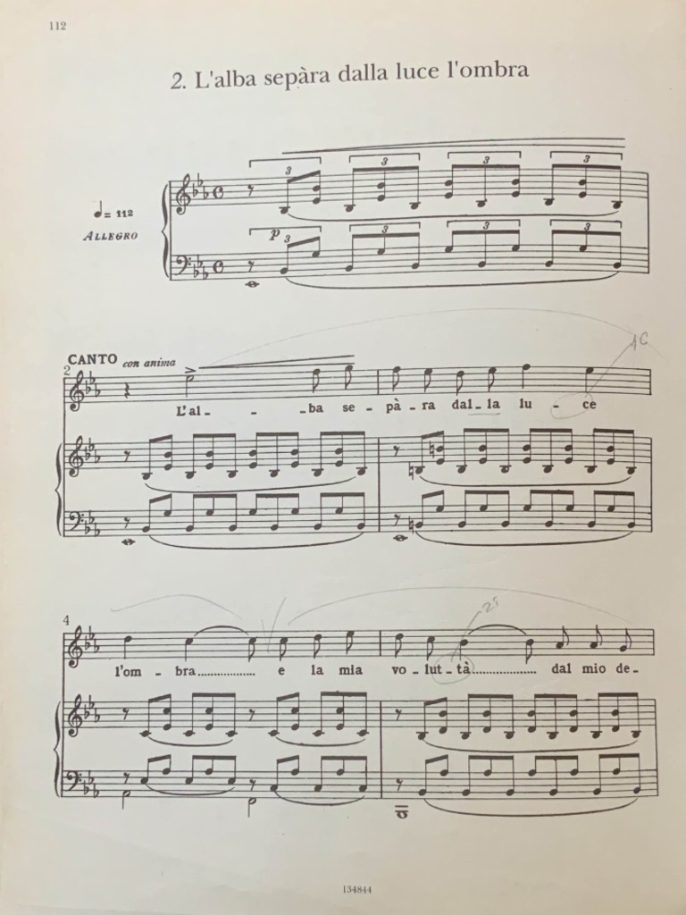 11.2 L’Alba Separa Dalla Luce ‘Ombra - Tosti | PDF