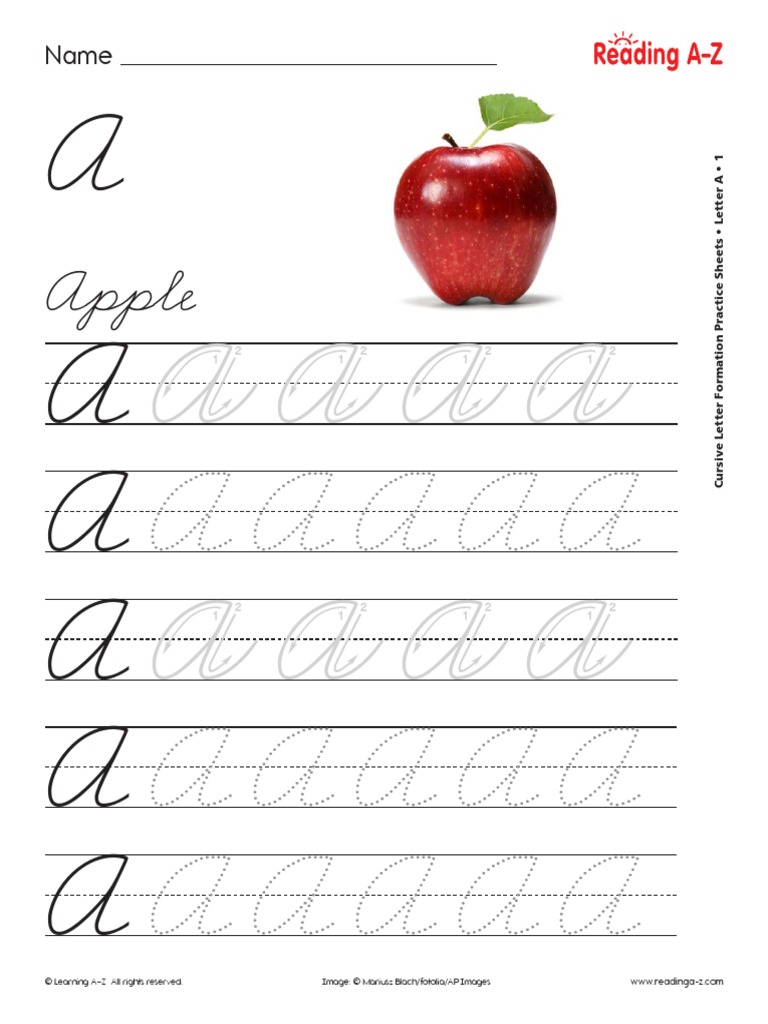 Hrw g2 All Cursive Practice Sheets | PDF | Writing | Western Calligraphy