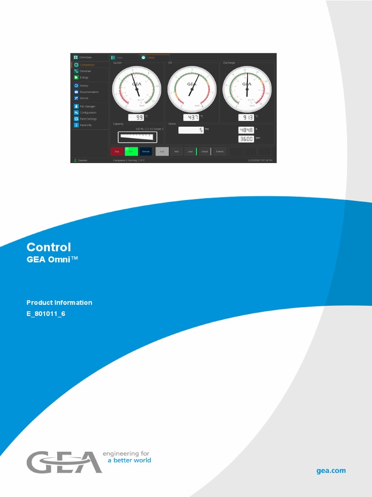 E 801011 Pi Control GEA Omni GBR 6-A4 Man-165631 | PDF | Computer Data ...