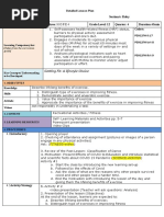 Lesson Plan Pe 6 | PDF | Physical Education | Rubric (Academic)