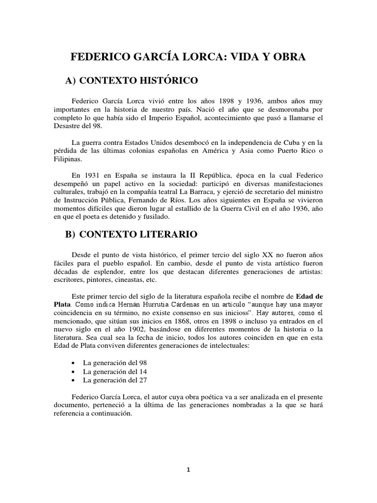 Federico García Lorca | Descargar gratis PDF | Federico García Lorca ...