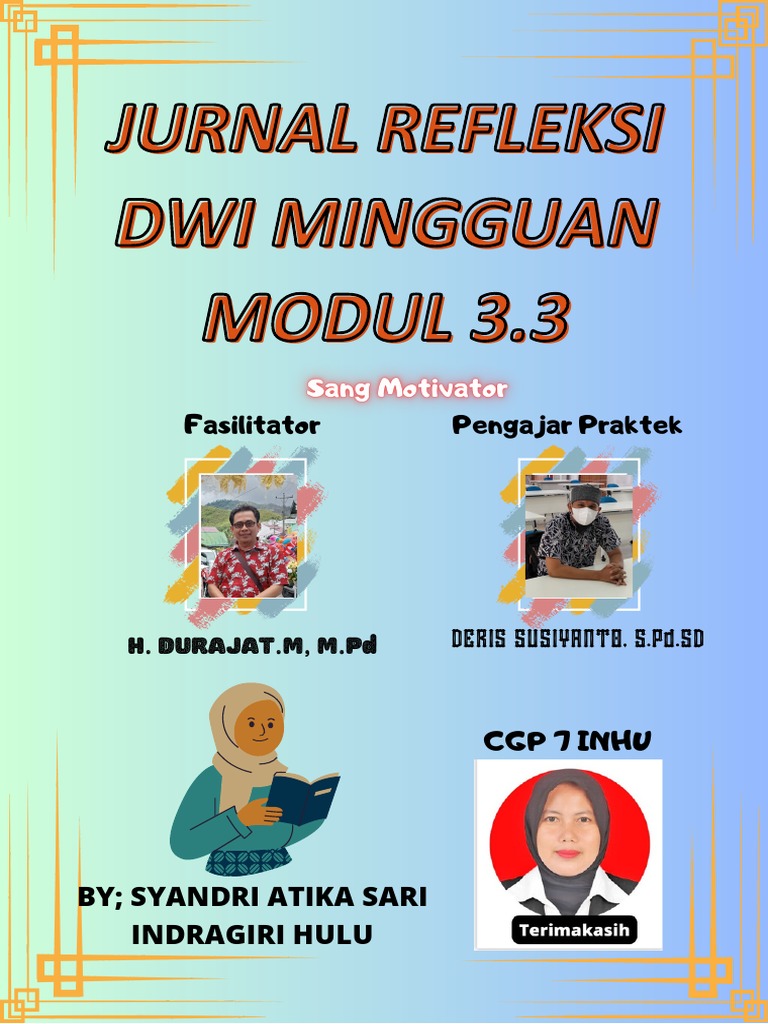 Jurnal Refleksi Dwi Mingguan MODUL 3.3 PDF | PDF | Karier & Perkembangan