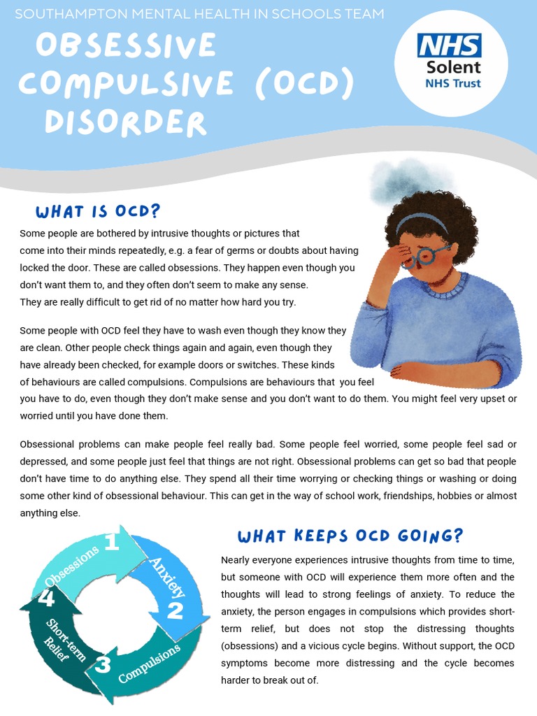 OCD Leaflet A5 | PDF | Obsessive–Compulsive Disorder | Mental Health