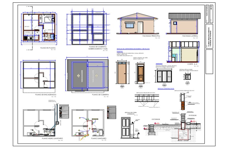 PLANO VIVIENDA DE PORTERO v2010 | PDF