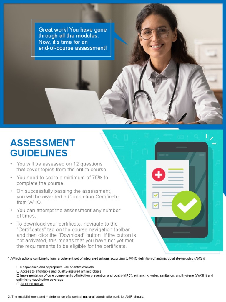 AMS Course01 Module06 VSB | PDF | Antimicrobial | Antimicrobial Resistance