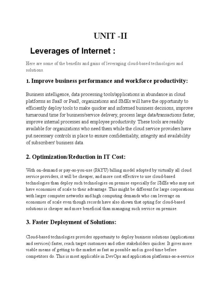 Cloud Computing Notes (UNIT-2) | PDF | Cloud Computing | Virtualization