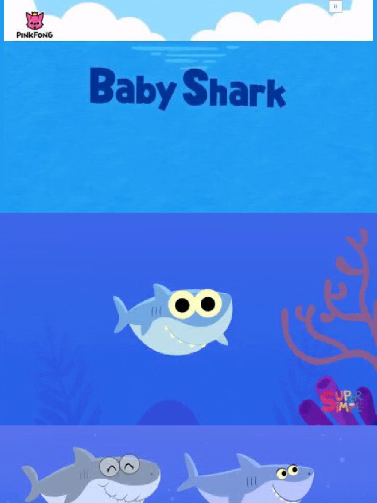 Baby Shark Game Prepositions of Place and Rooms in Fun Activities Games ...