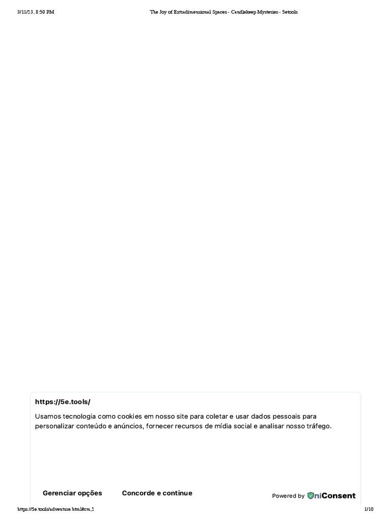 Fistandia's Extradimensional Mansion | PDF