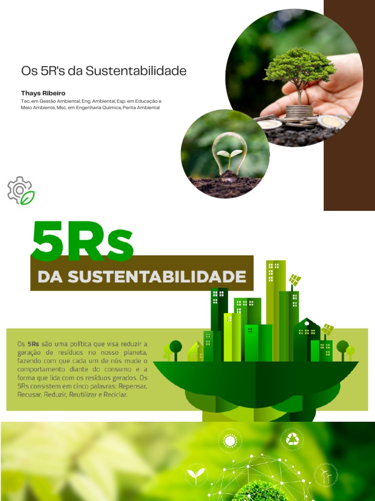 Os 5R's Da Sustentabilidade | PDF Os 5R's Da Sustentabilidade | PDF