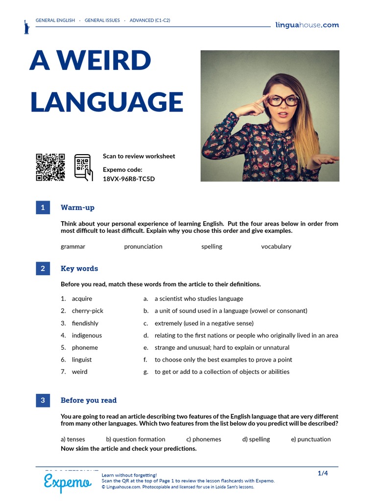 A Weird Language American English Student | PDF | English Language | Phoneme