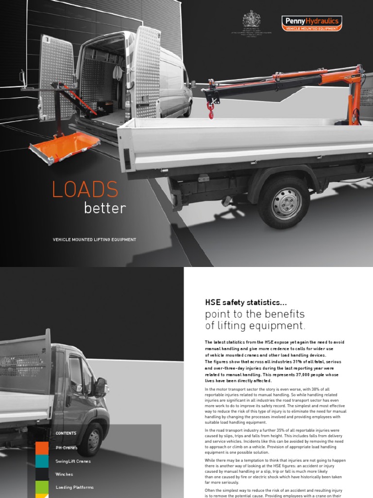 Vehicle Mounted Lifting Equipment Brochure | PDF | Crane (Machine) | Manufactured Goods