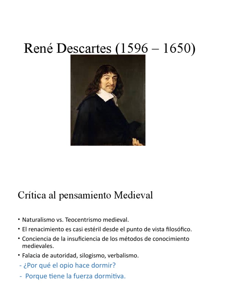 La Filosofía de René Descartes | PDF | René Descartes | Verdad