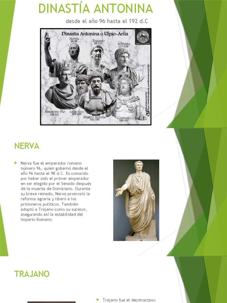 Dinastía Antonina: Nerva y Trajano | PDF | Viajes y turismo | Historia