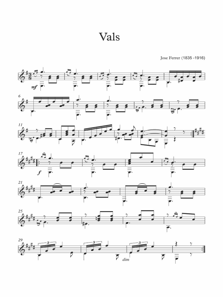 Vals Lent | PDF
